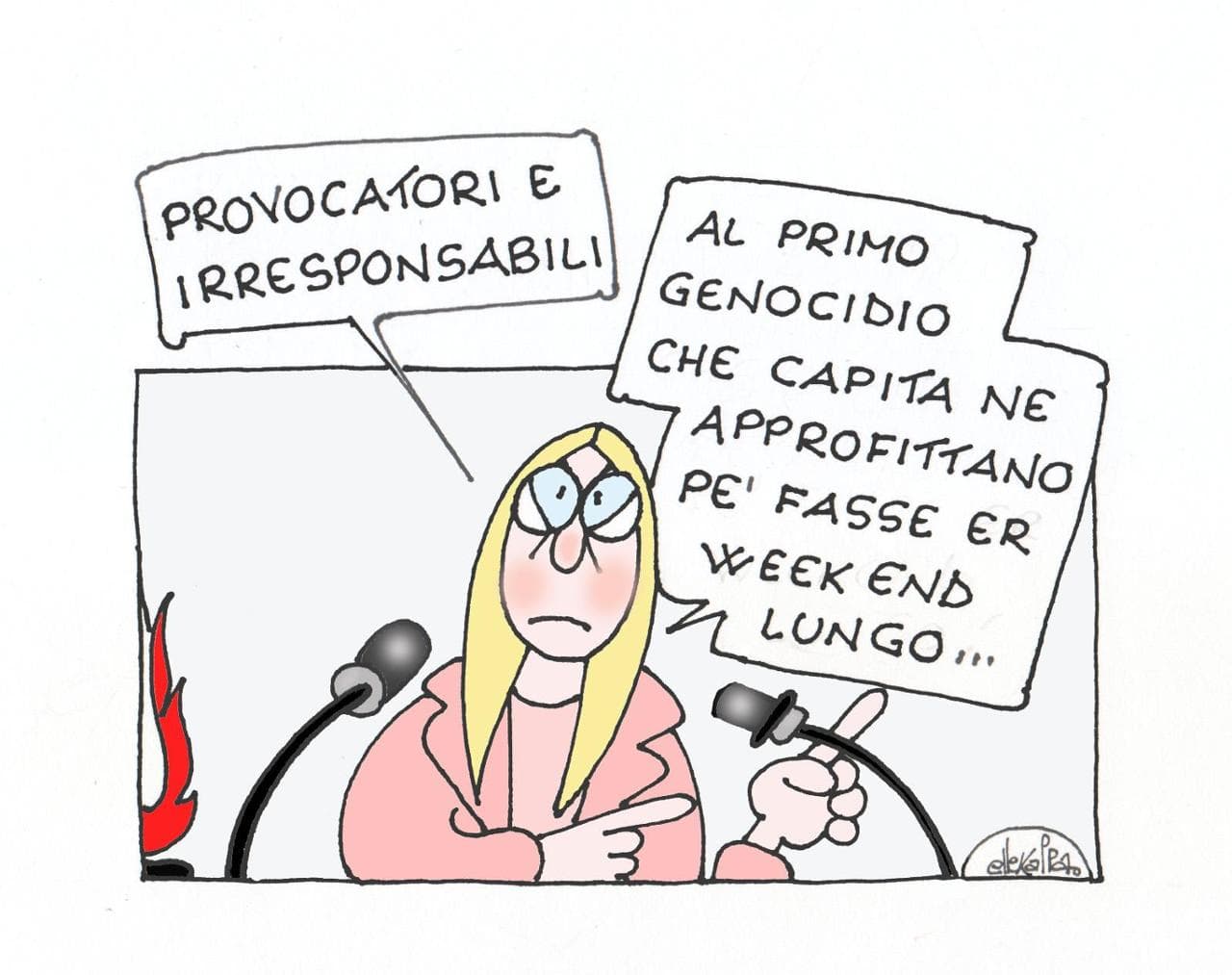La vignetta di ElleKappa - la Repubblica
