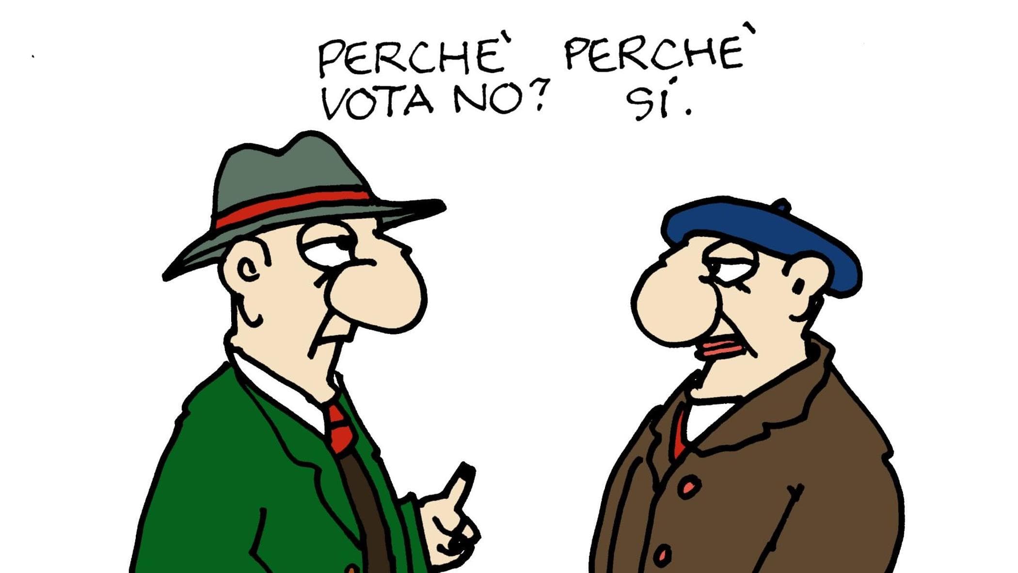 Referendum sulla Giustizia: la vignetta di Altan - la Repubblica