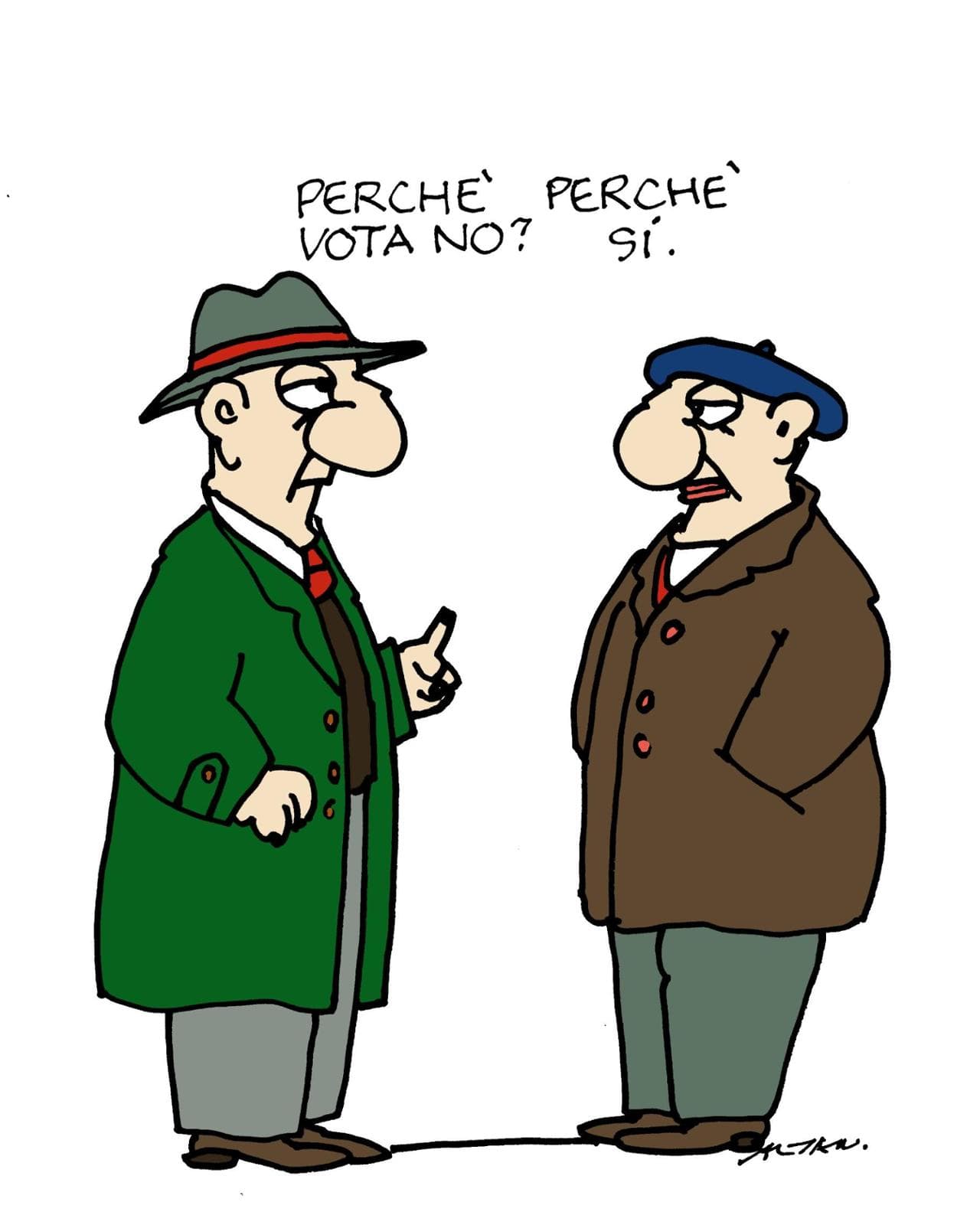 Referendum sulla Giustizia: la vignetta di Altan - la Repubblica