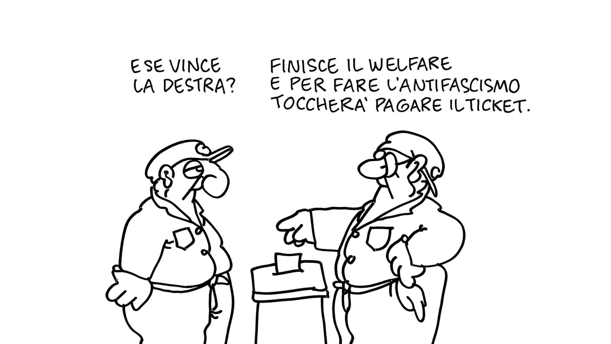 La destra in posa per le vignette di Altan - la Repubblica