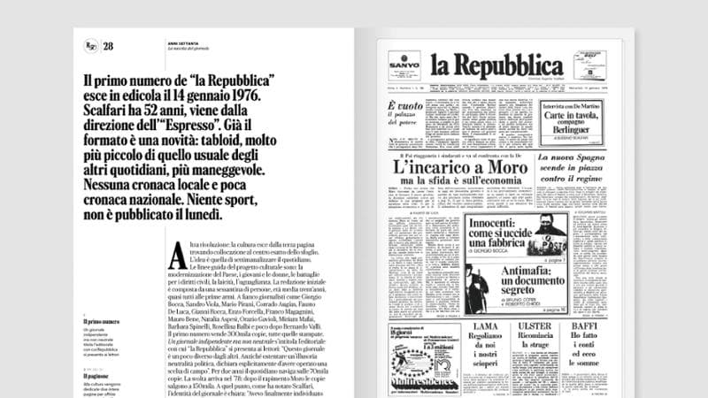 Repubblica 50, una mostra tutta da sfogliare - la Repubblica