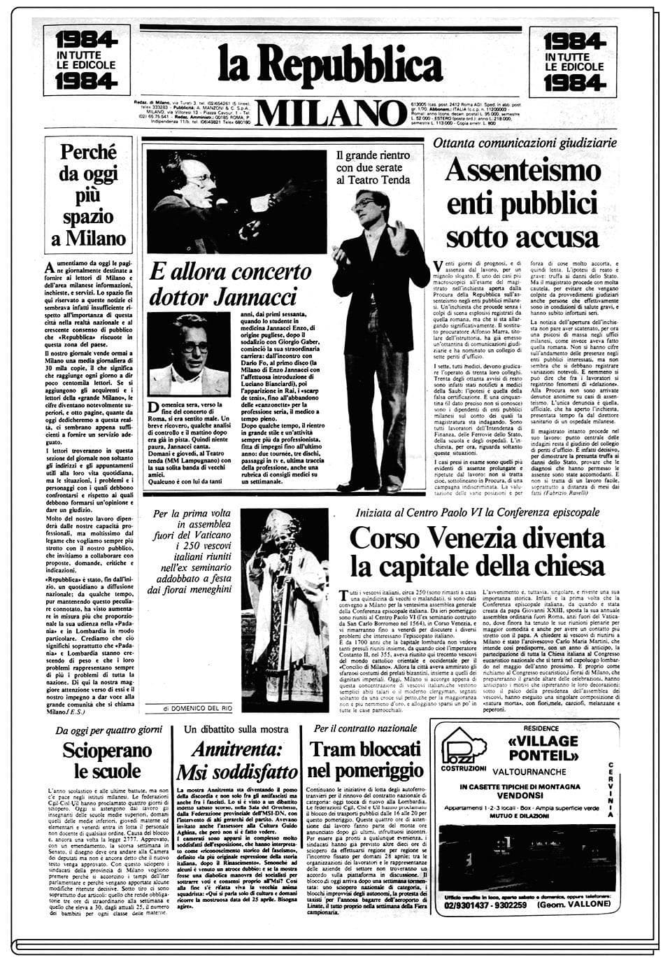 Con le cronache locali di Repubblica nasce il giornale nazionale - la ...