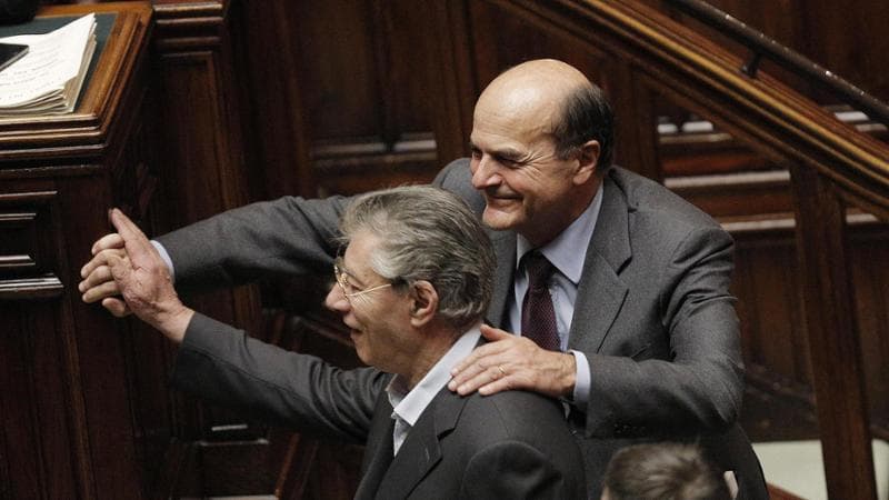 Bersani: “Bossi l’avversario al quale ho voluto più bene nella vita ...