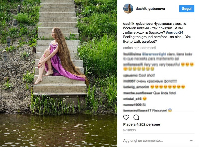 Daria, la Rapunzel russa: ecco i miei capelli lunghi 180 cm - la Repubblica