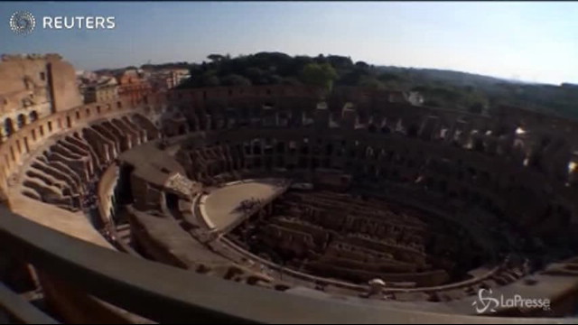 Colosseo, riapre l'attico: spettacolare vista da 40 metri di altezza ...