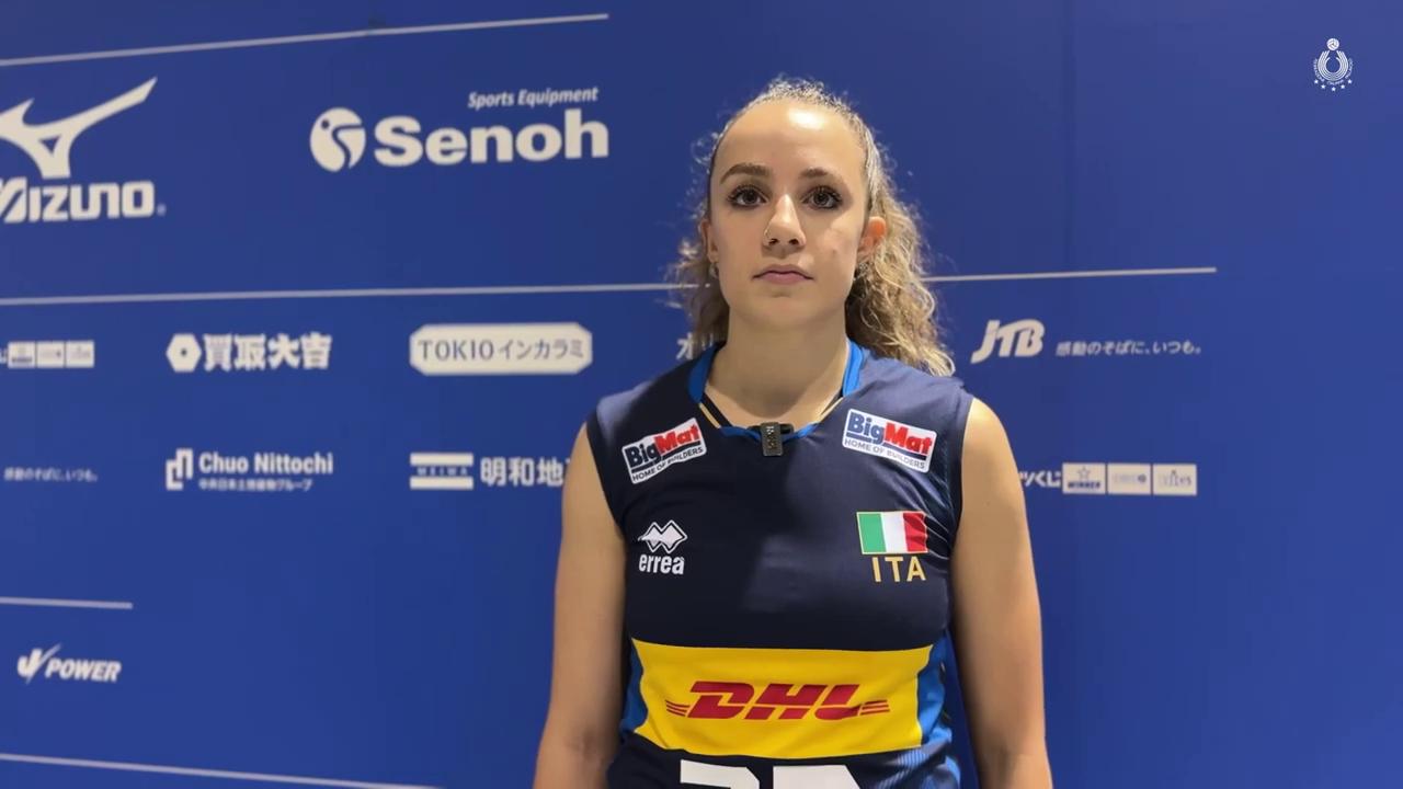 Italia-Corea del Sud 3-0, Gaia Giovannini: "Esordiente ma tranquilla ...