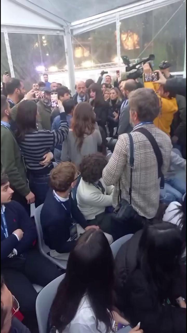 Bernini ad Atreju contestata dagli studenti di Medicina. Lei replica ...