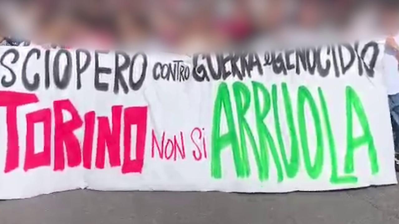 Torino in corteo per Gaza: "Sciopero contro guerra, genocidio e ...