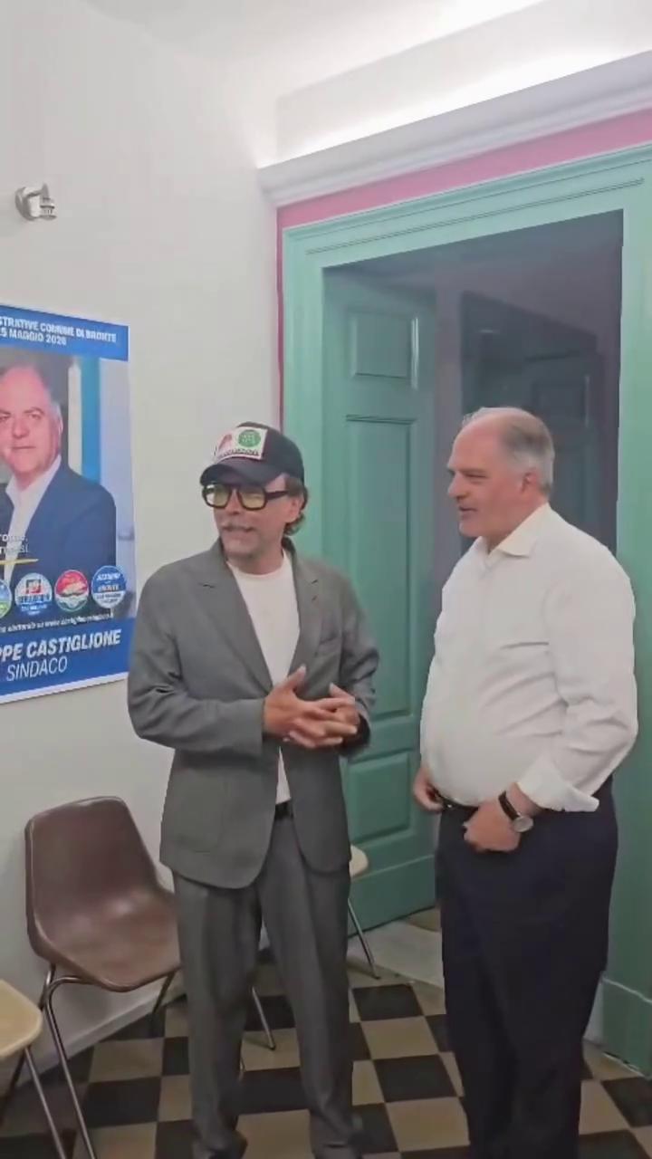 Bronte, il fair play dello sconfitto Castiglione: visita con abbraccio ...