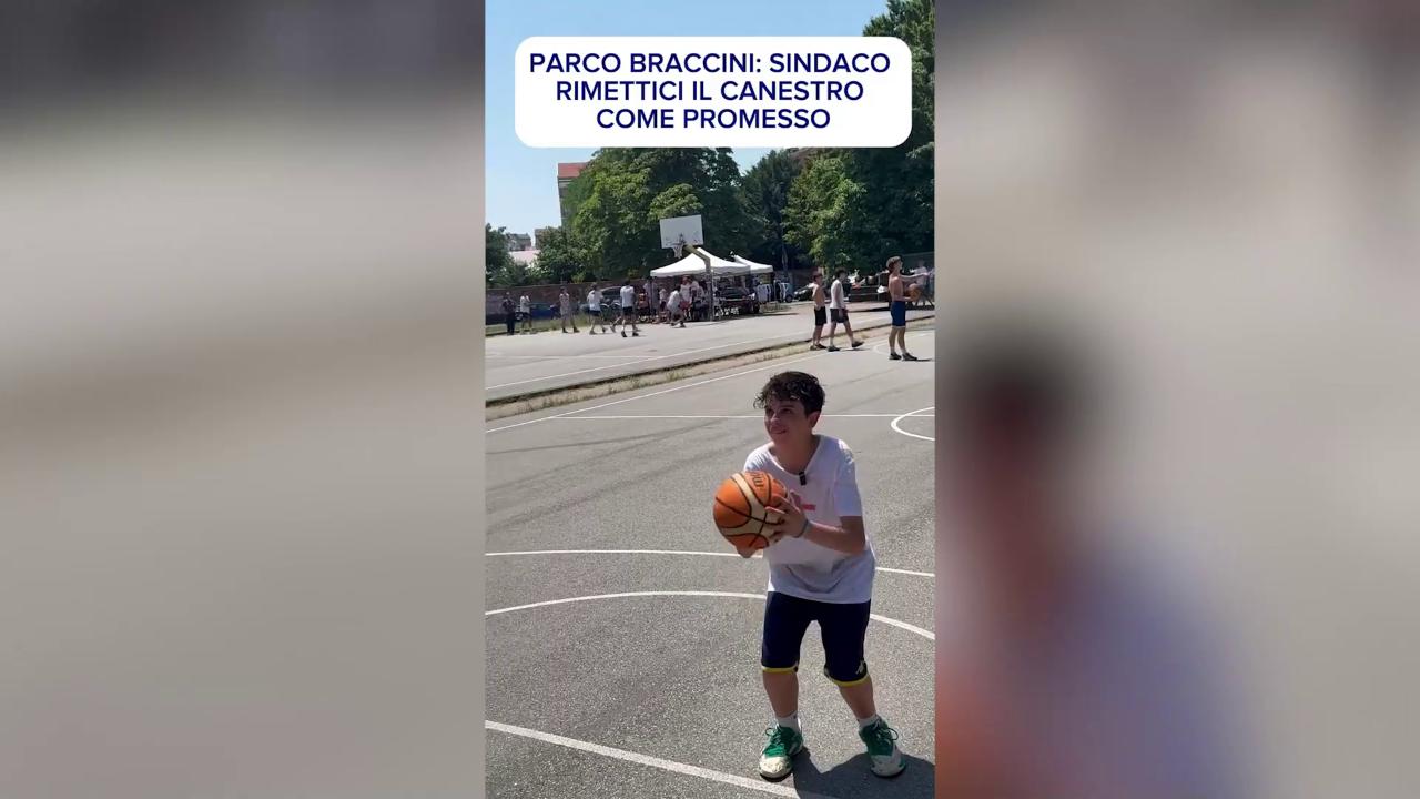 "Sindaco ci metti a posto il canestro?": l'appello dal parco Braccini è ...