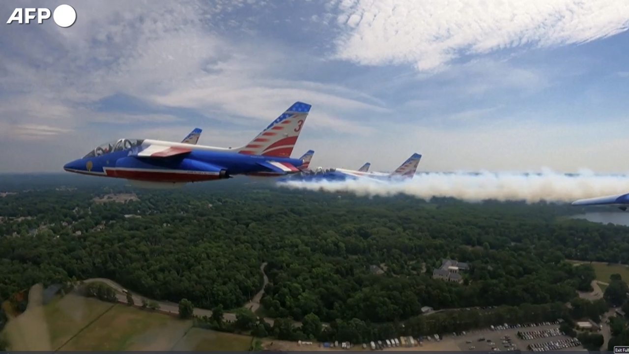 La "Patrouille de France" in volo sui cieli di Washington - La ...